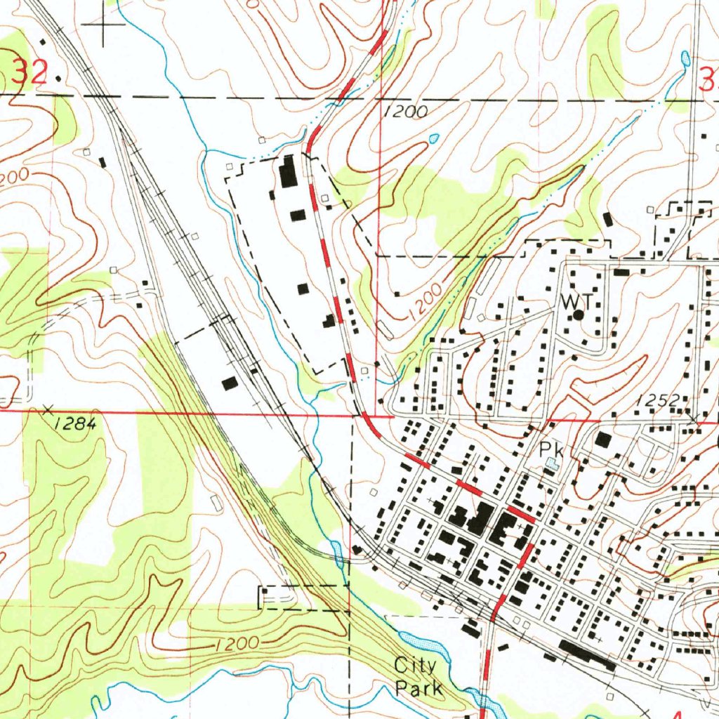 Crane, MO (1974, 24000-Scale) Map by United States Geological Survey ...