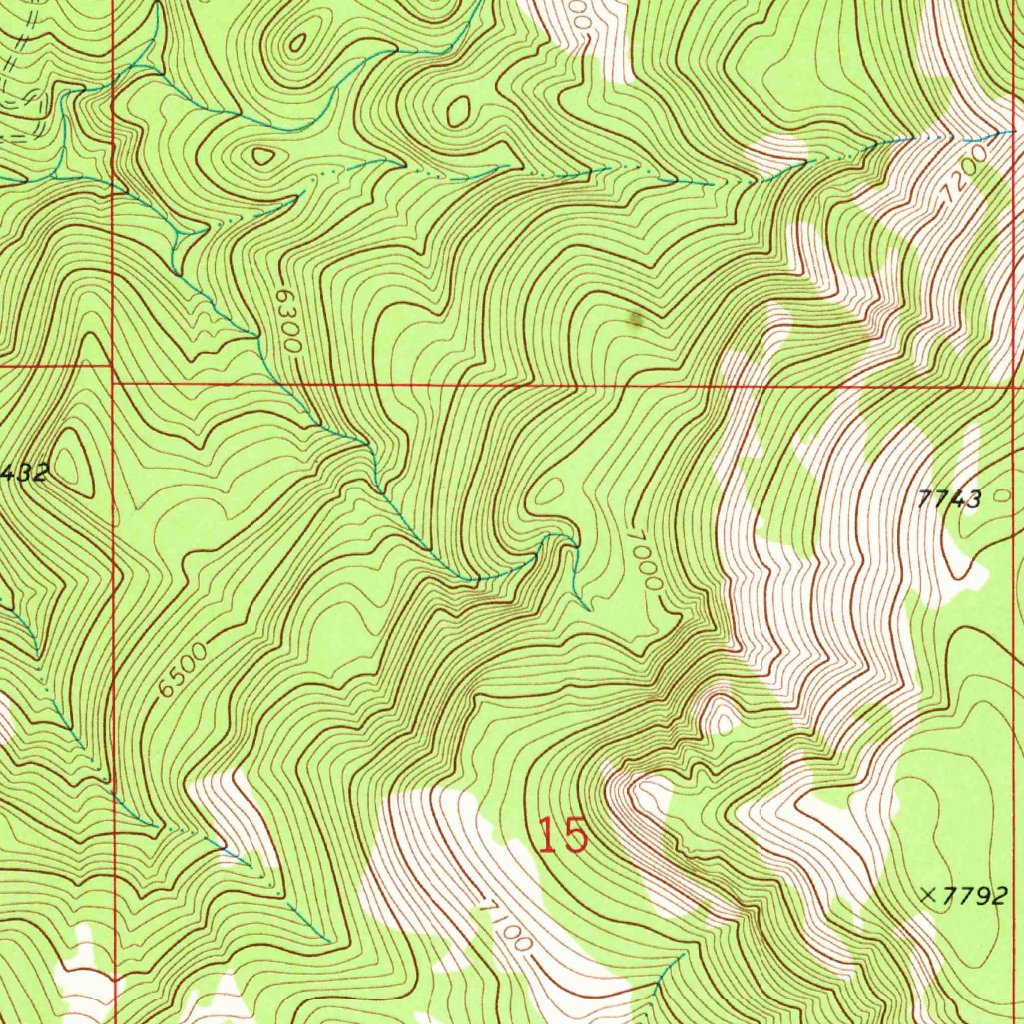 Crane Mountain, OR (1968, 24000-Scale) Map by United States Geological ...