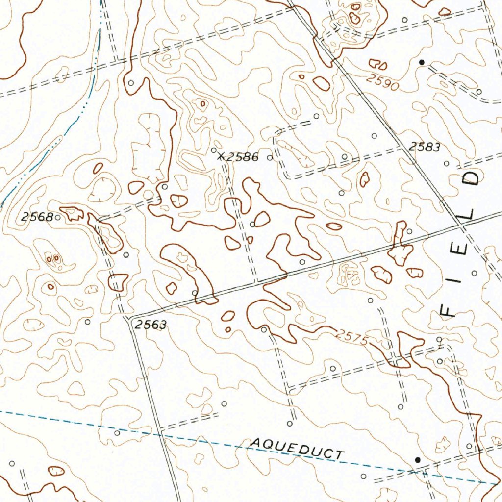 Crane NW, TX (1974, 24000-Scale) Map by United States Geological Survey ...