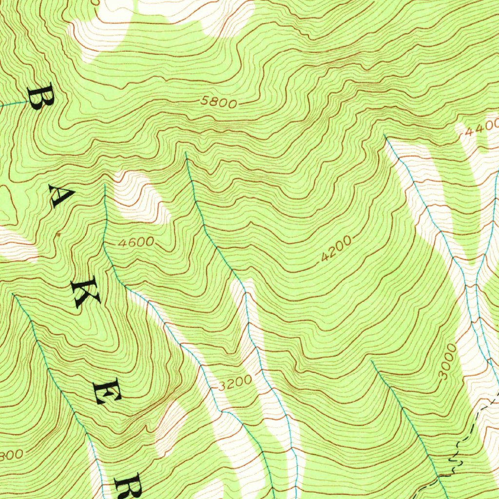 Crater Mountain, WA (1963, 24000-Scale) Map by United States Geological ...