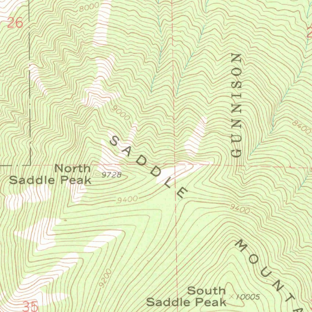 Crawford, CO (1965, 24000-Scale) Map by United States Geological Survey ...