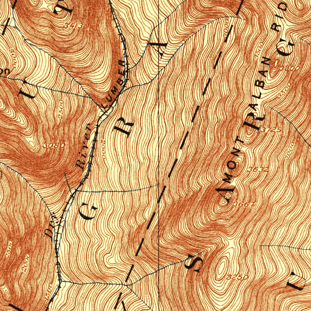 Crawford Notch, NH (1895, 62500-Scale) Map by United States Geological ...