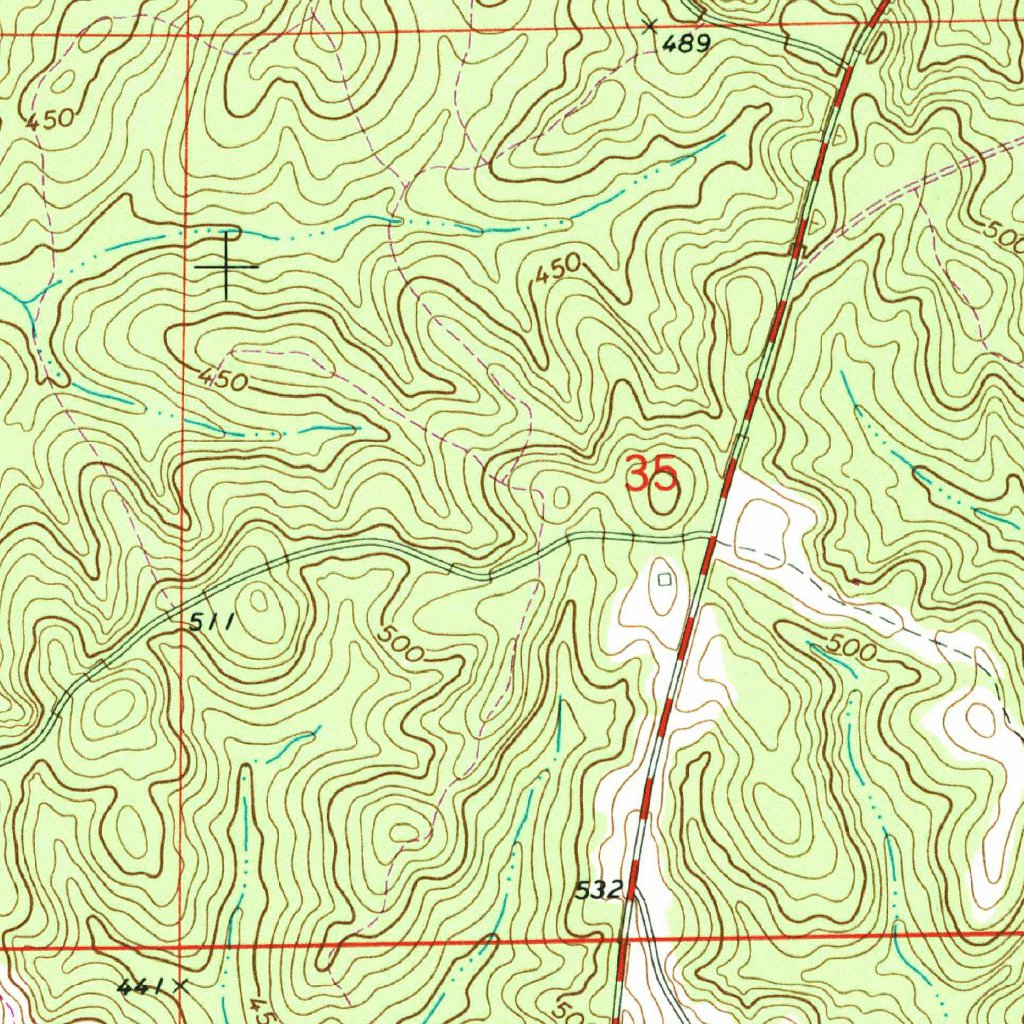Creek Stand, AL (1973, 24000-Scale) Map by United States Geological ...
