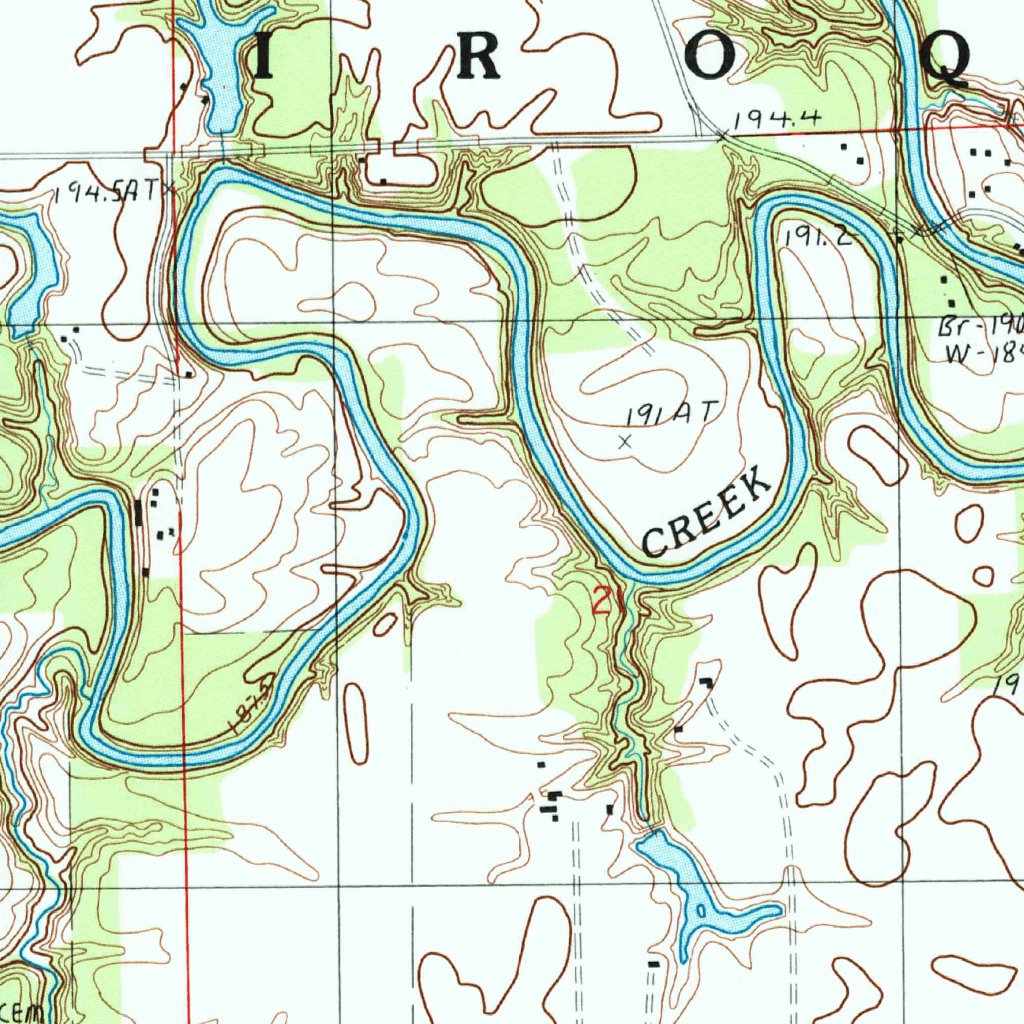 Crescent City, IL (1986, 24000-Scale) Map by United States Geological ...