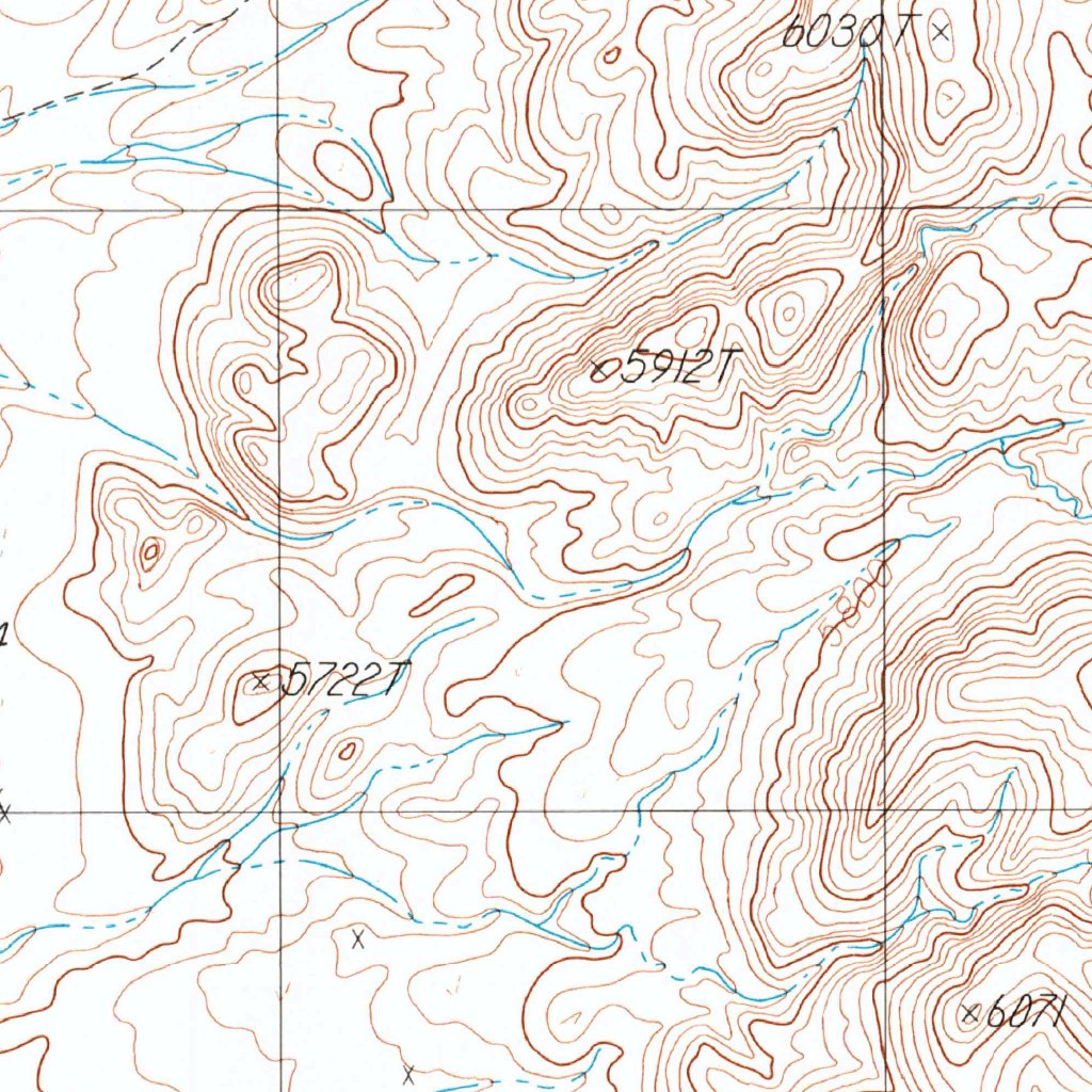 Crescent Dunes, NV (1987, 24000-Scale) Map by United States Geological ...
