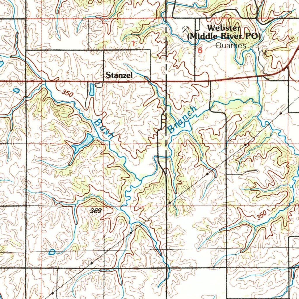 Creston, IA (1993, 100000-Scale) Map by United States Geological Survey ...