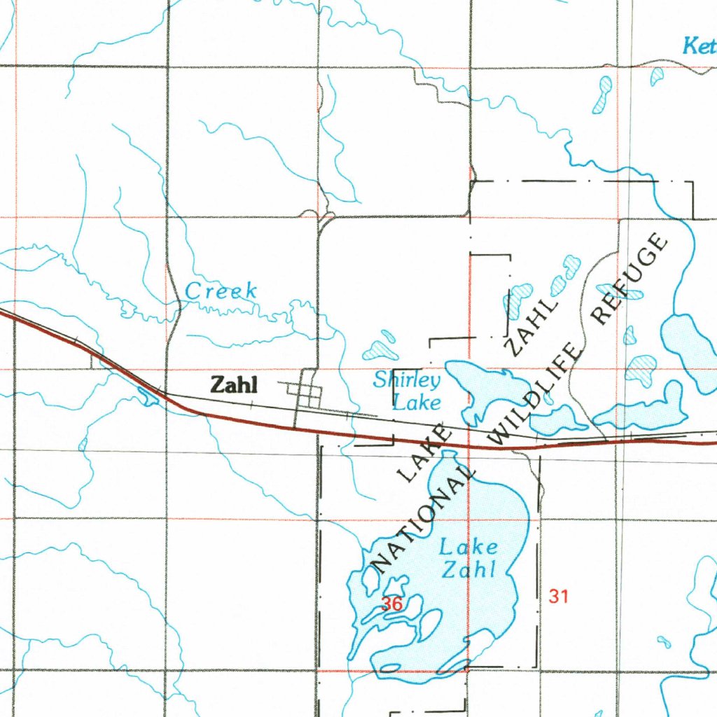 Crosby, ND (1984, 100000-Scale) Map by United States Geological Survey ...