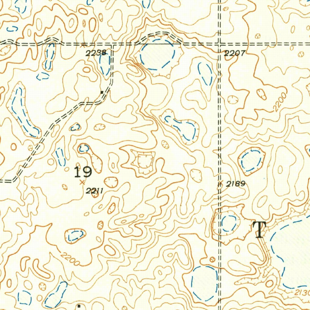 Crosby SW, ND (1948, 24000-Scale) Map by United States Geological ...
