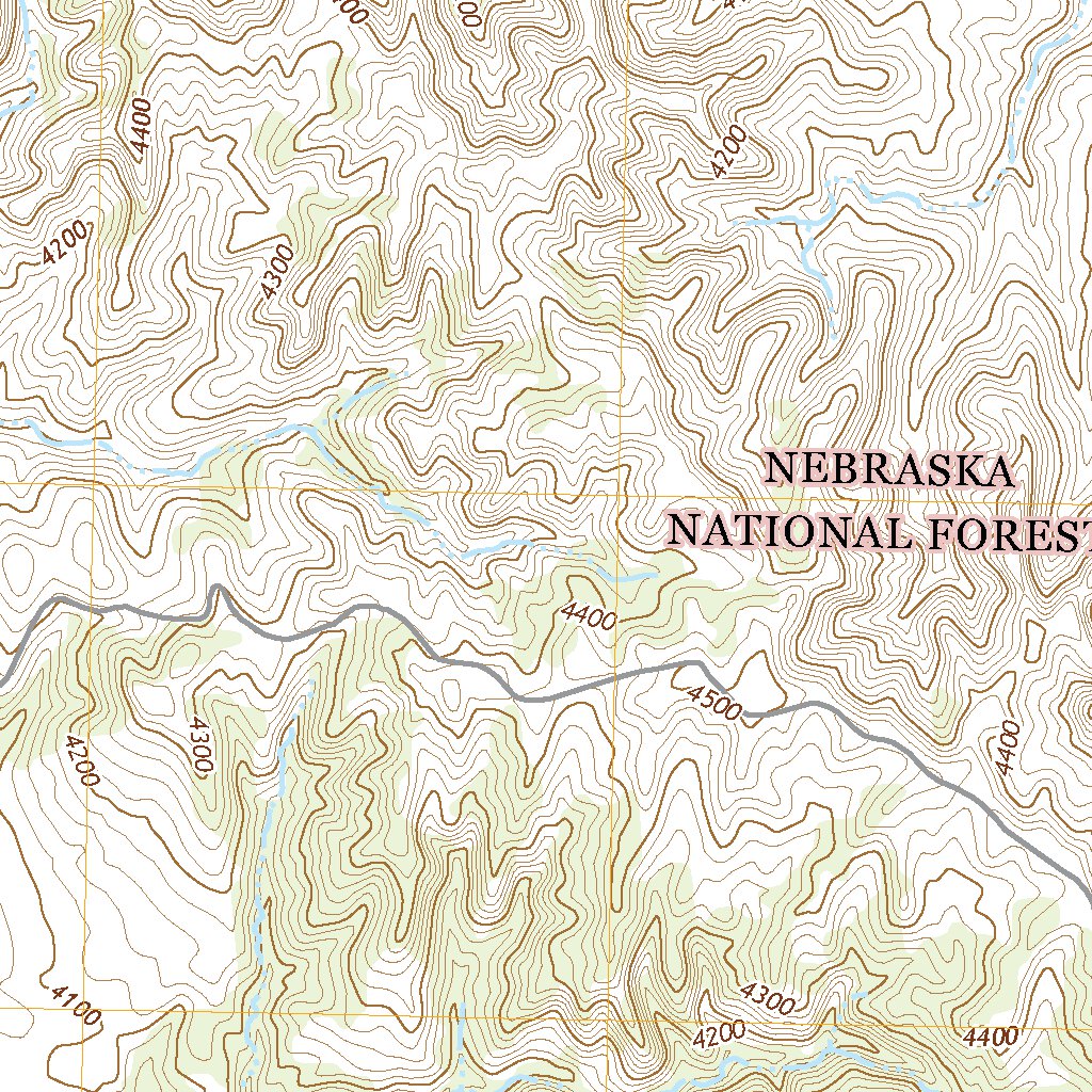 Crow Butte, NE (2021, 24000-Scale) Map by United States Geological ...