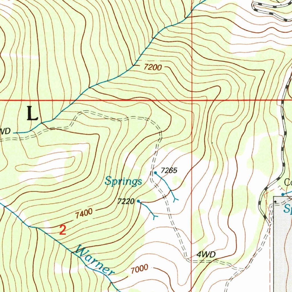 Crow Creek Falls, MT (2001, 24000-Scale) Map by United States ...