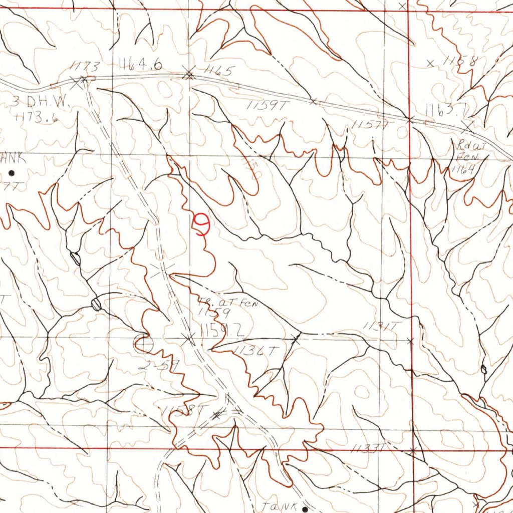 Crowe Dam, SD-NE (1982, 25000-Scale) Map by United States Geological ...