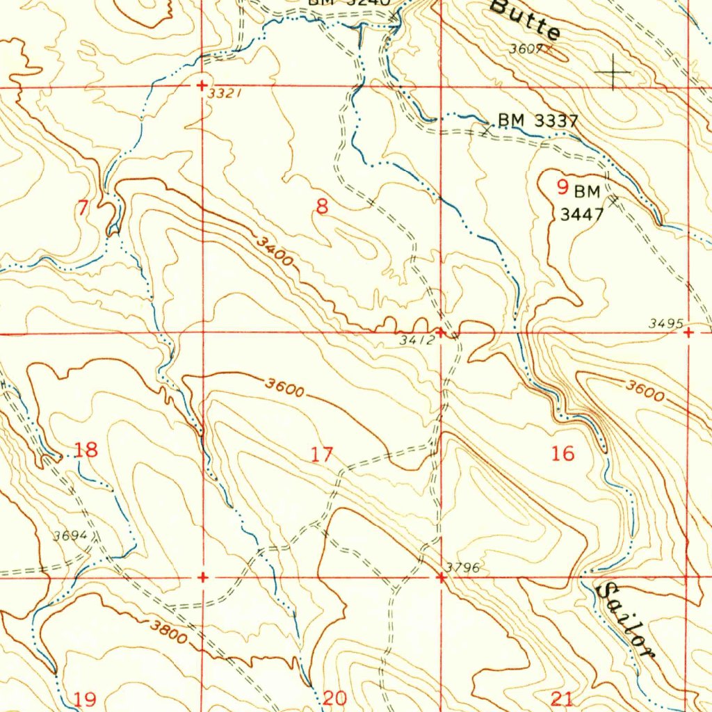 Crows Nest, ID (1959, 62500-Scale) Map by United States Geological ...