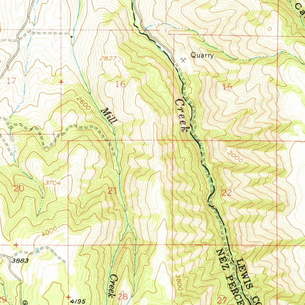 Culdesac, ID (1958, 62500-Scale) Map by United States Geological Survey ...