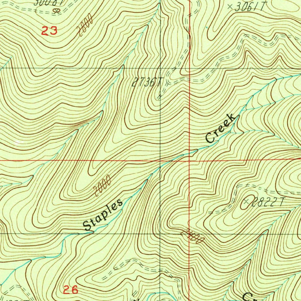Culp Creek, OR (1986, 24000-Scale) Map by United States Geological ...