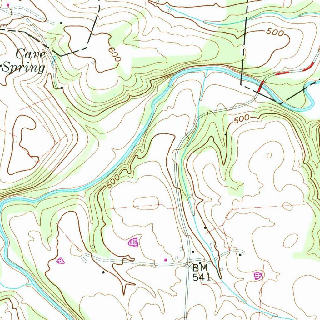 Cumberland Furnace, TN (1958, 24000-Scale) Map by United States ...