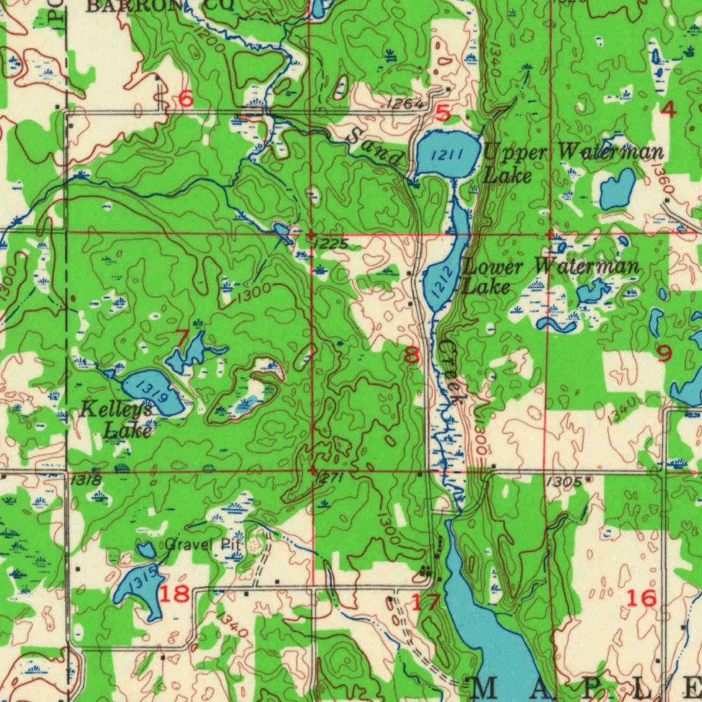Cumberland, WI (1956, 62500-Scale) Map by United States Geological ...