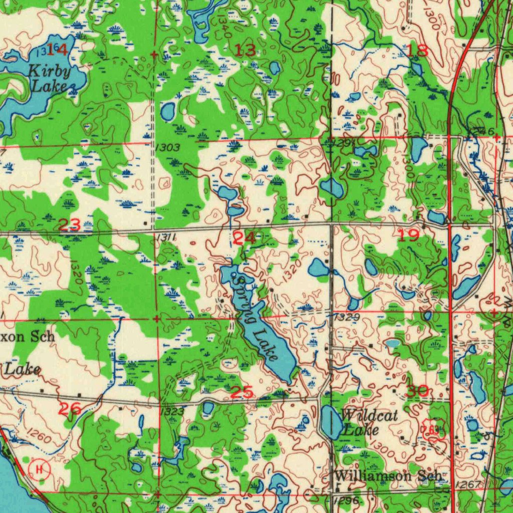 Cumberland, WI (1956, 62500-Scale) Map by United States Geological ...