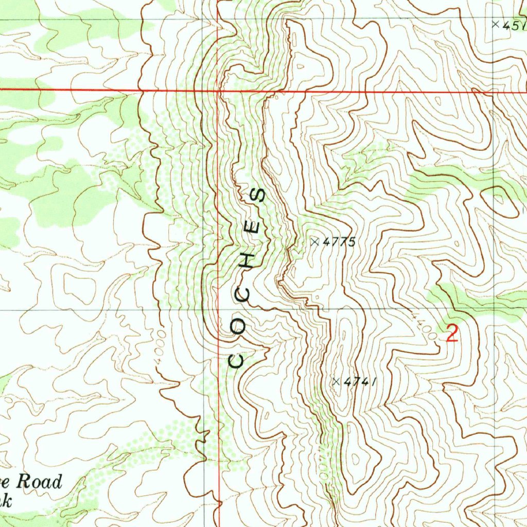 Cumero Mountain, AZ (1979, 24000-Scale) Map by United States Geological ...