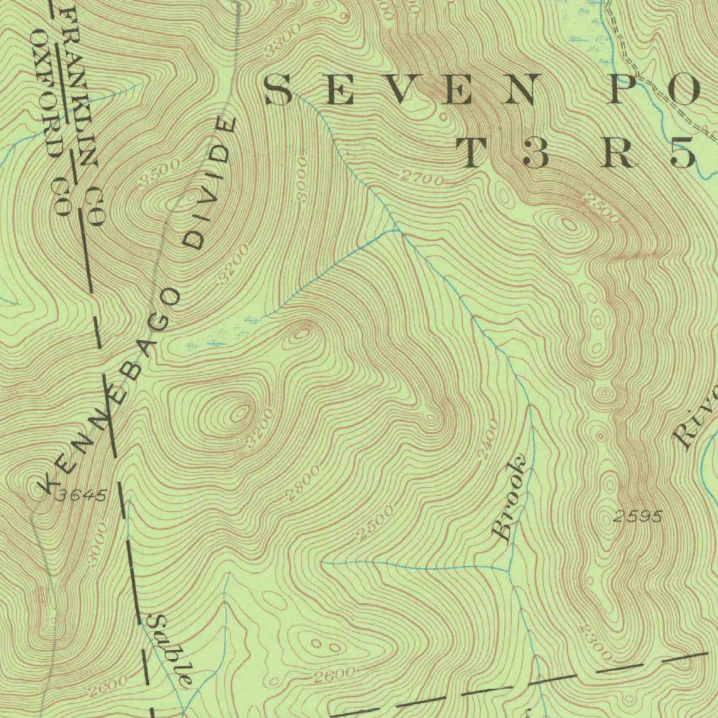 Cupsuptic, ME (1931, 62500-Scale) Map by United States Geological ...