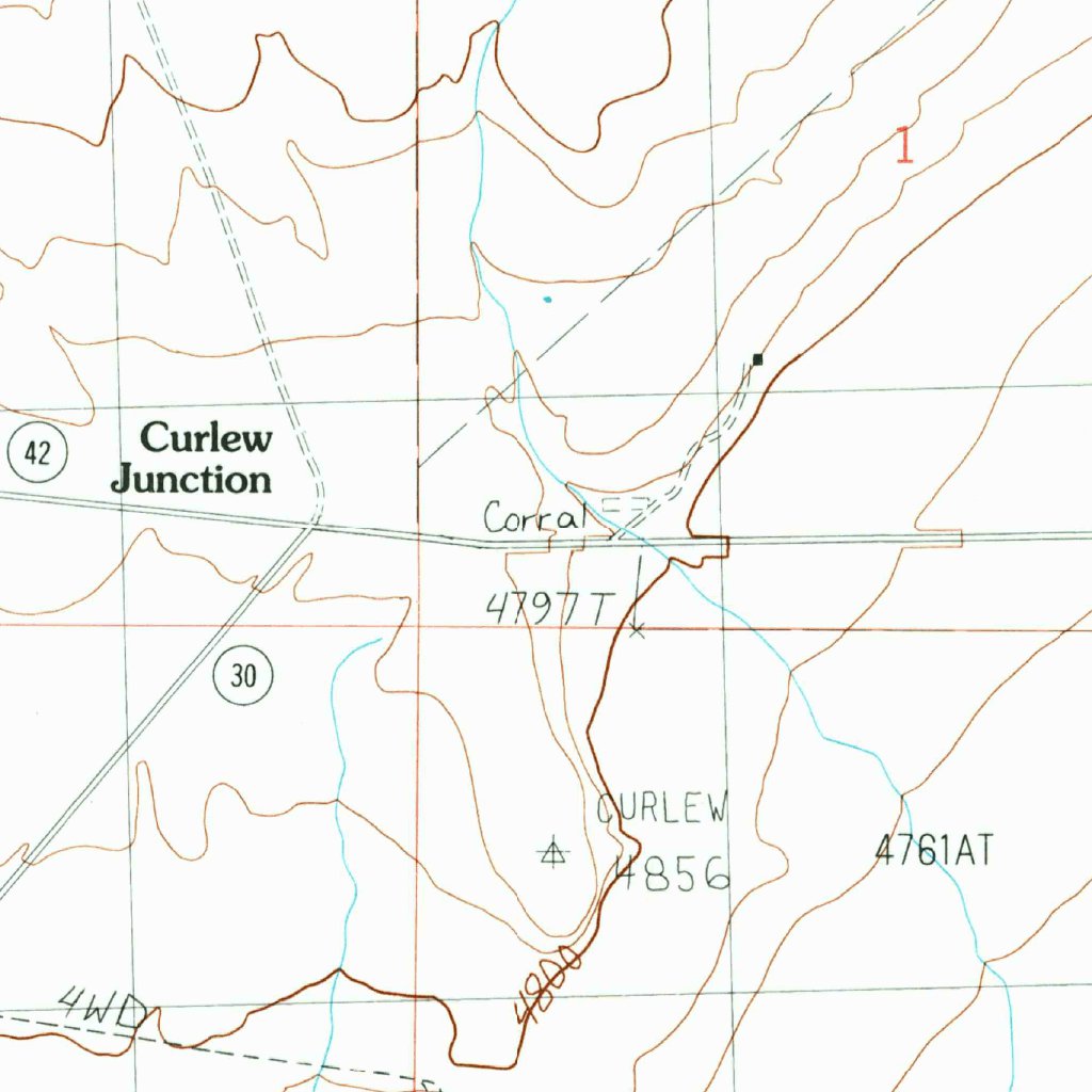 Curlew Junction, UT-ID (1990, 24000-Scale) Map by United States ...