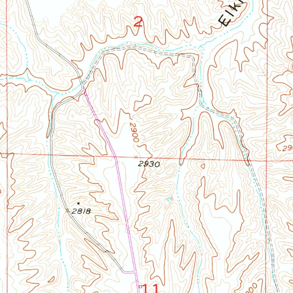 Curtis SW, NE (1956, 24000-Scale) Map by United States Geological ...