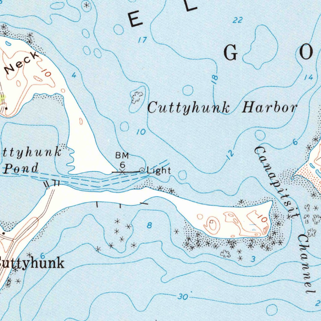 Cuttyhunk, MA (1972, 24000-Scale) Map by United States Geological ...