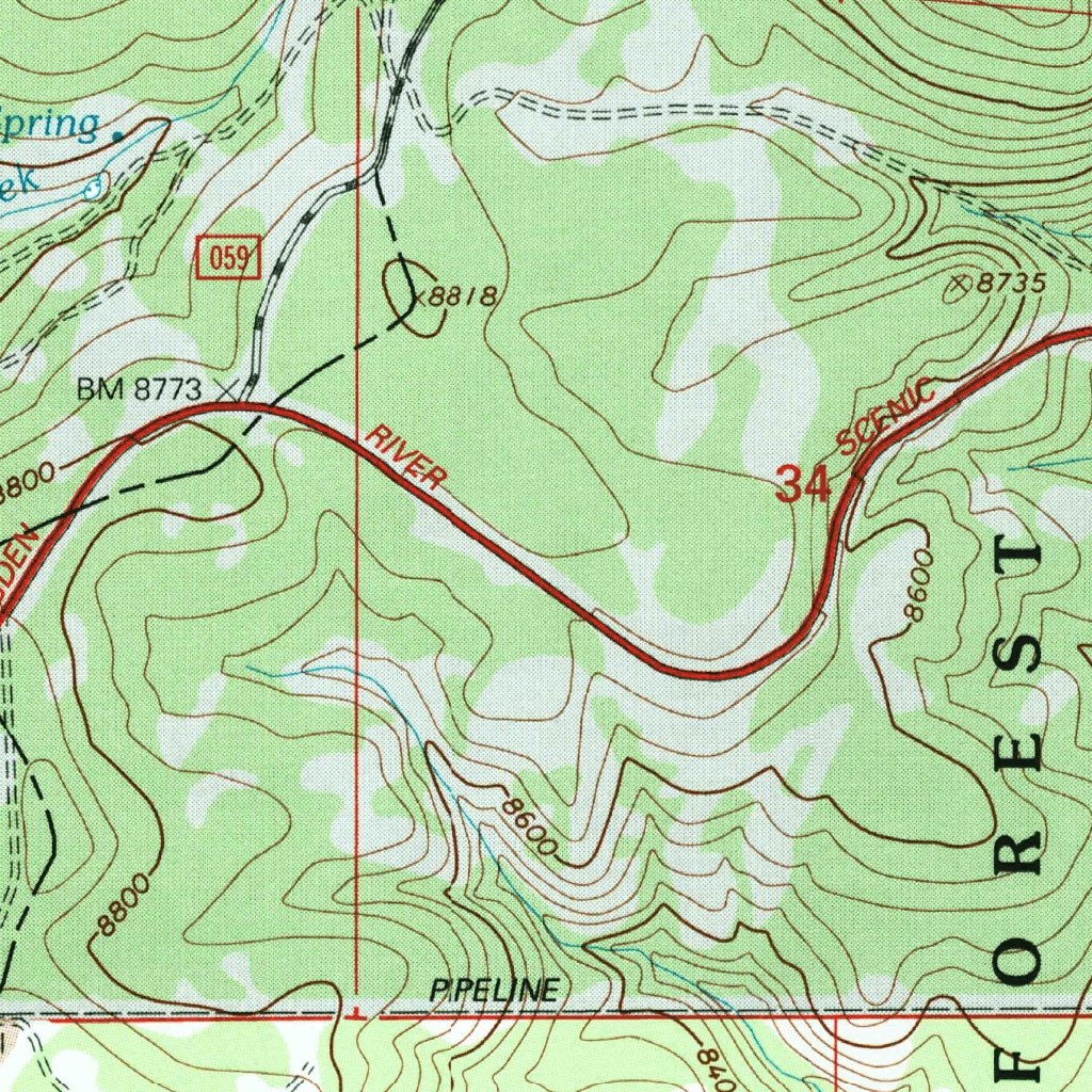Dairy Ridge, UT (1998, 24000-Scale) Map by United States Geological ...