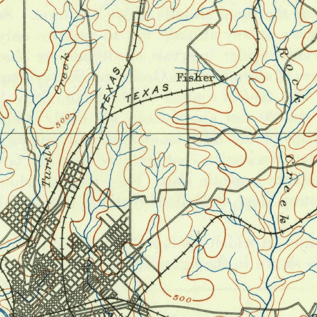 Dallas, TX (1893, 125000-Scale) Map by United States Geological Survey ...