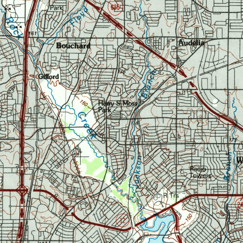 Dallas, TX (1986, 100000-Scale) Map by United States Geological Survey ...