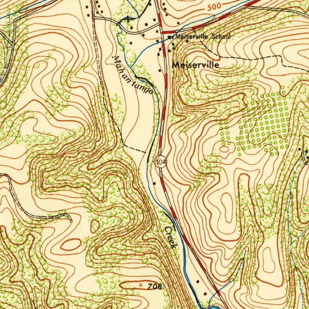 Dalmatia, PA (1947, 24000-Scale) Map by United States Geological Survey ...