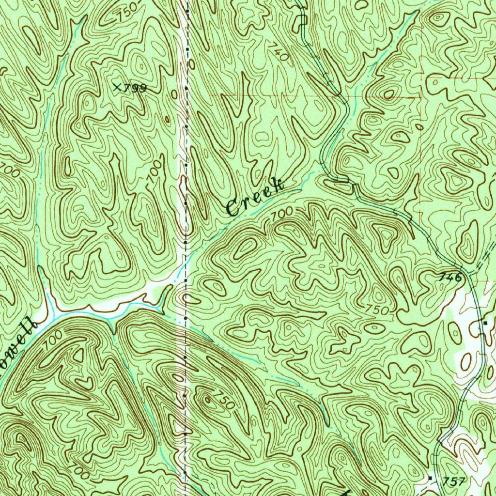 Dalton South, GA (1972, 24000-Scale) Map by United States Geological ...