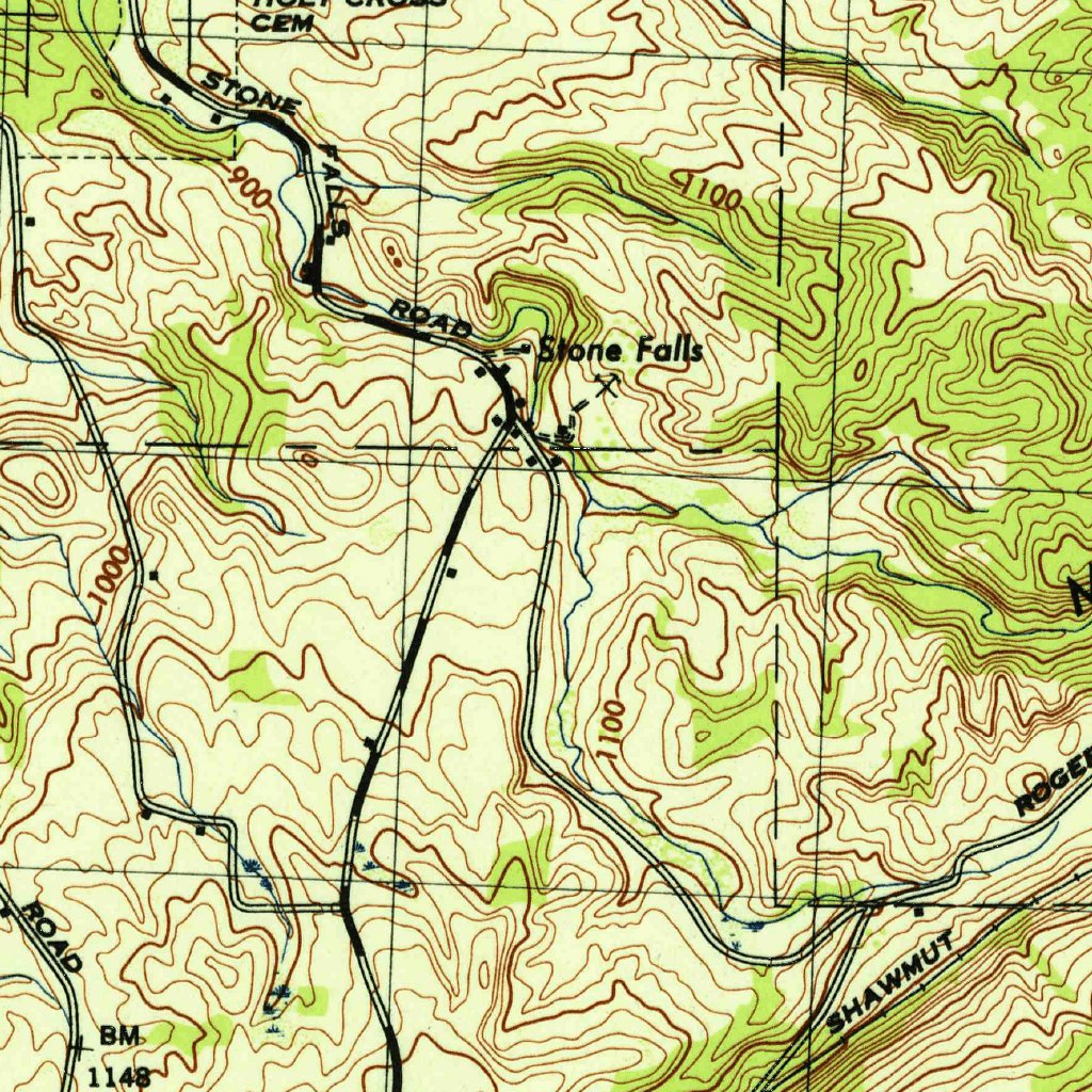 Dansville, NY (1942, 31680-Scale) Map by United States Geological ...