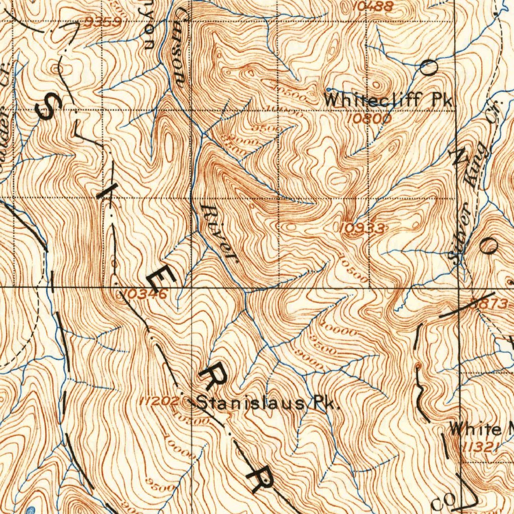 Dardanelles, CA (1898, 125000-Scale) Map by United States Geological ...