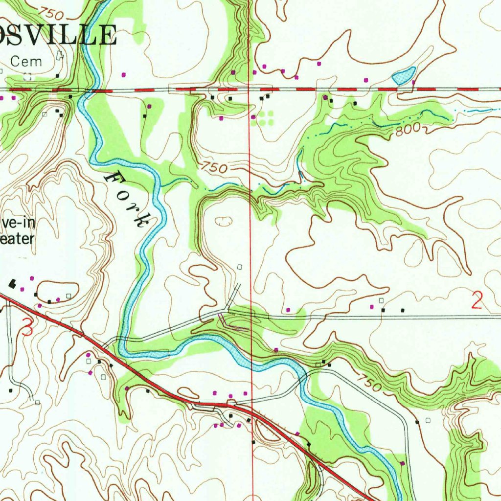 Darlington, IN (1958, 24000-Scale) Map by United States Geological ...