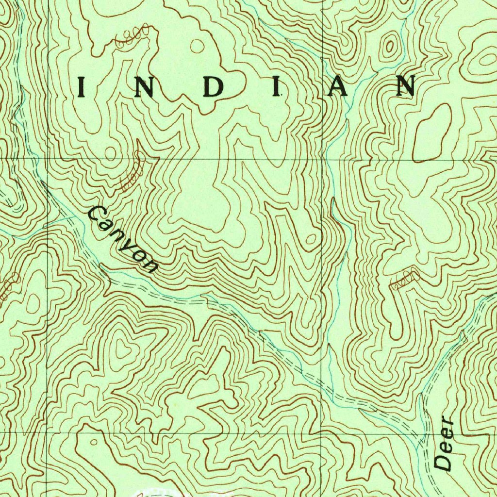 Day Spring, AZ (1990, 24000-Scale) Map by United States Geological ...