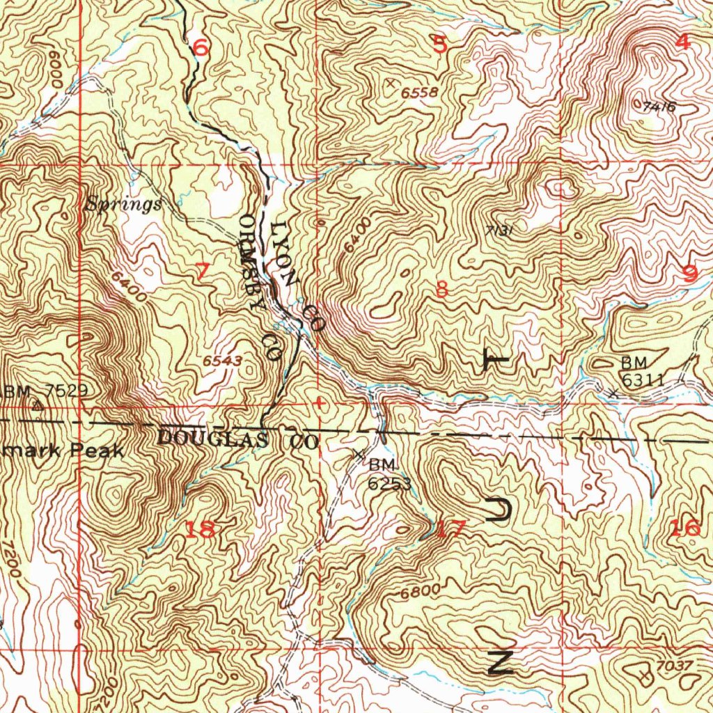 Dayton, NV (1956, 62500-Scale) Map by United States Geological Survey ...