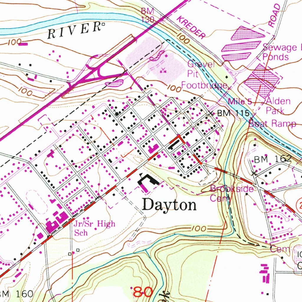 Dayton, OR (1957, 24000-Scale) Map by United States Geological Survey ...