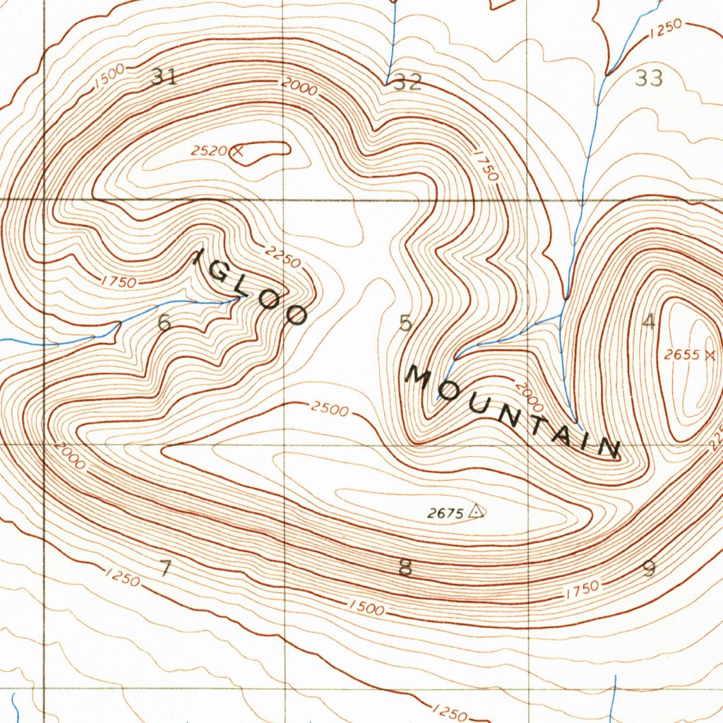 De Long Mountains D-2, AK (1955, 63360-Scale) Map by United States ...