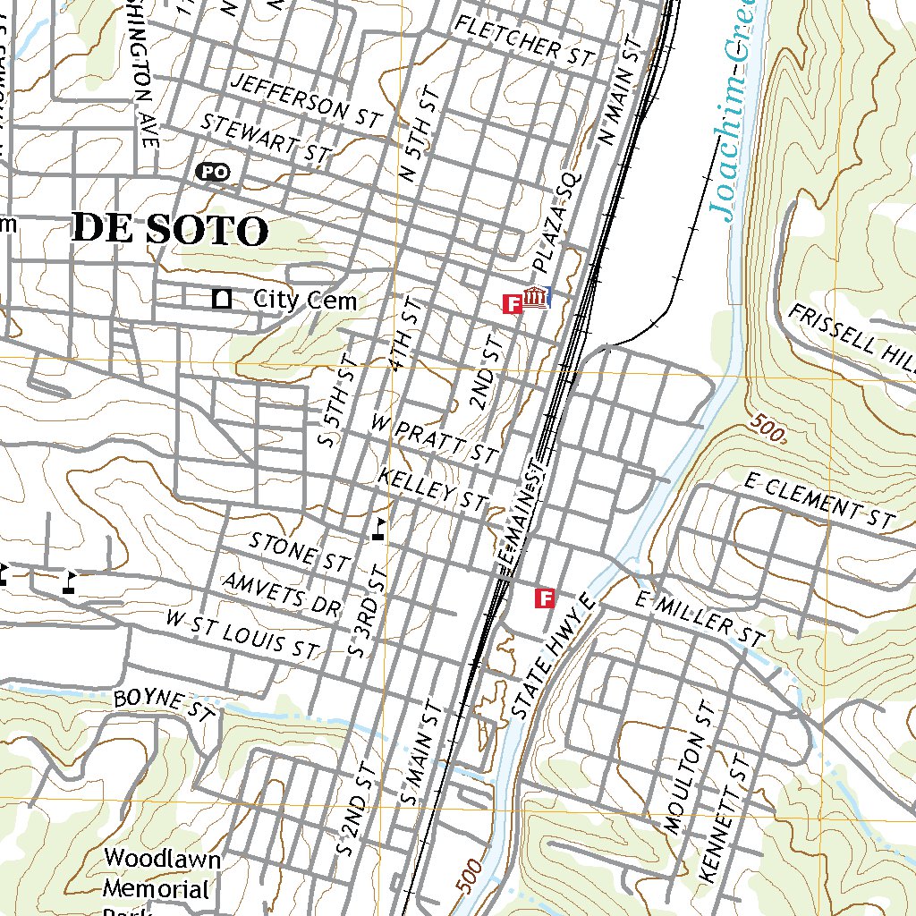 De Soto, MO (2021, 24000-Scale) Map by United States Geological Survey ...