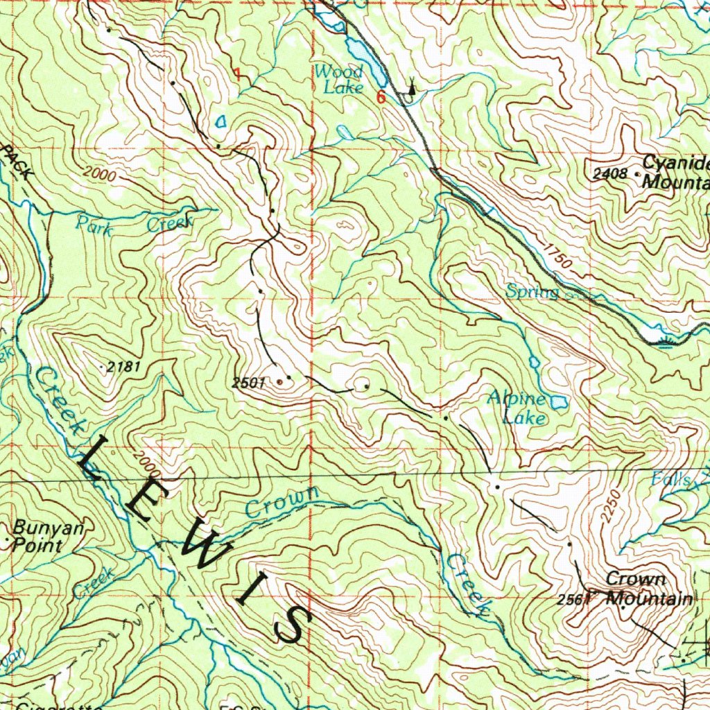 Dearborn River, MT (1993, 100000-Scale) Map by United States Geological ...