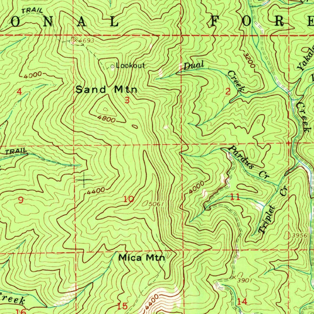 Deary, ID (1961, 62500-Scale) Map by United States Geological Survey ...