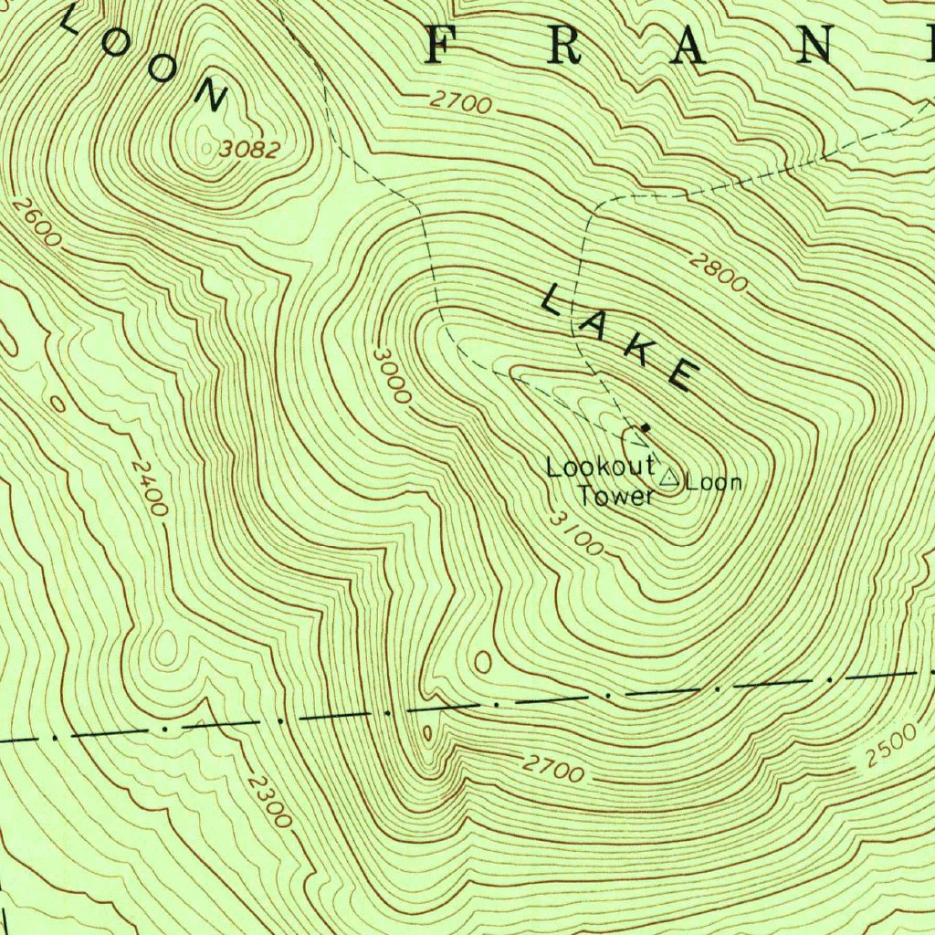 Debar Mountain, NY (1968, 24000-Scale) Map by United States Geological ...