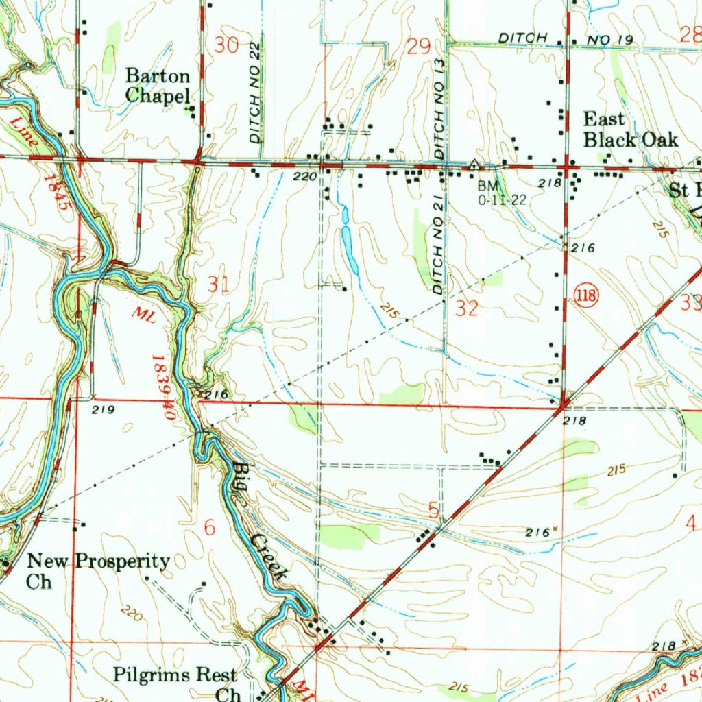 Deckerville, AR (1977, 62500-Scale) Map by United States Geological ...