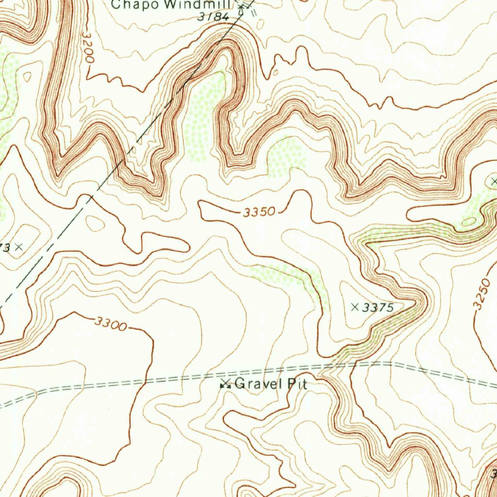 Deep Well Ranch NW, TX (1970, 24000-Scale) Map by United States ...