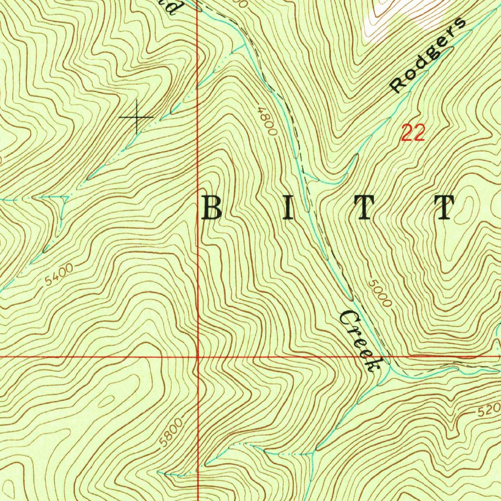 Deer Mountain, MT (1964, 24000-Scale) Map by United States Geological ...
