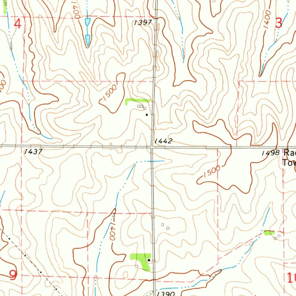 Defiance, IA (1971, 24000-Scale) Map by United States Geological Survey ...
