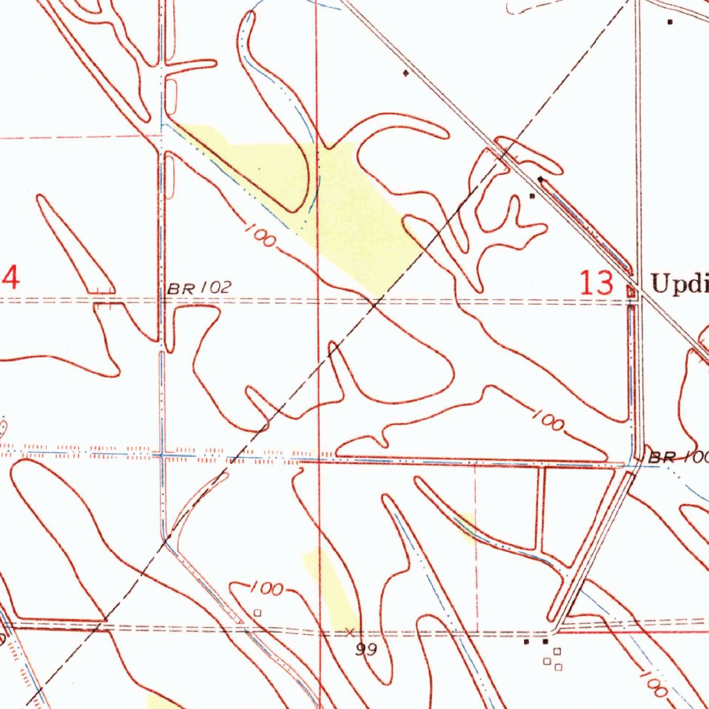 Delta City, MS (1968, 24000-Scale) Map by United States Geological ...