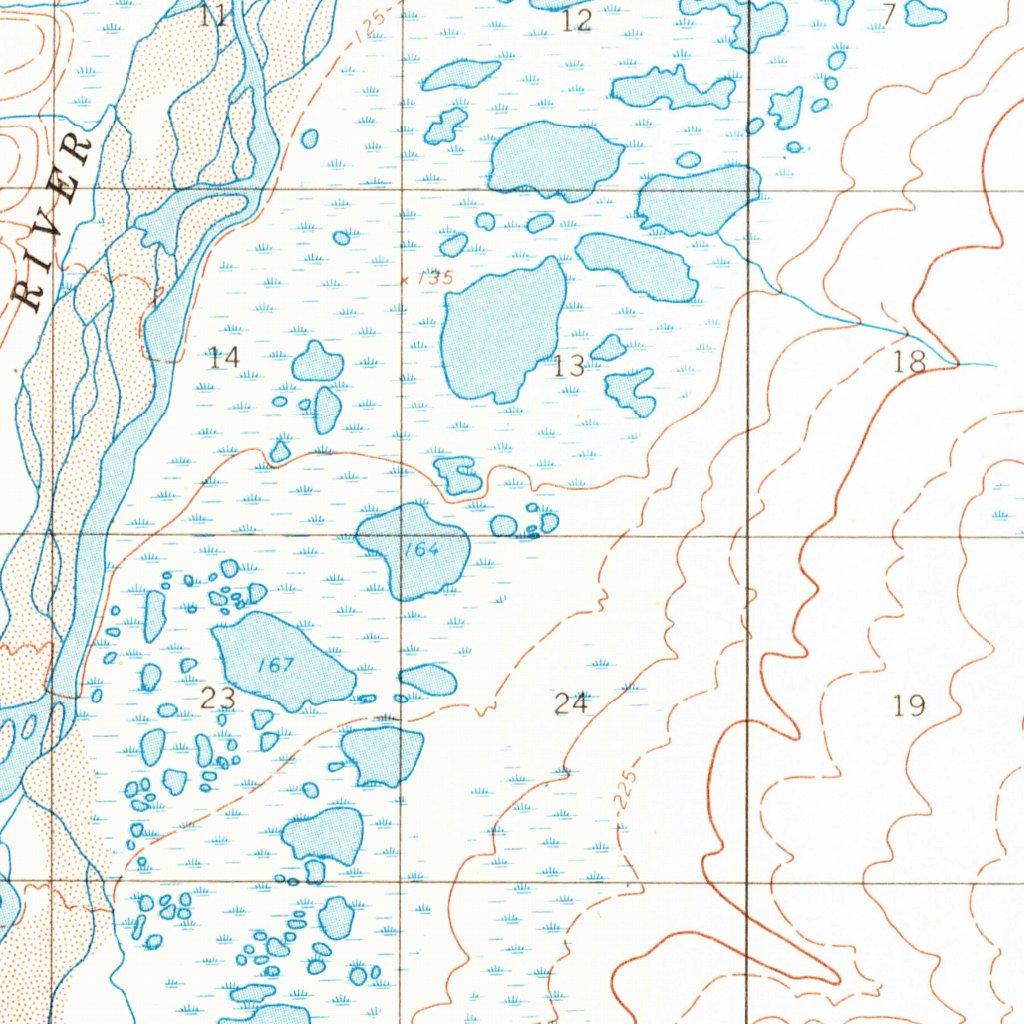 Demarcation Point D-4, AK (1955, 63360-Scale) Map by United States ...