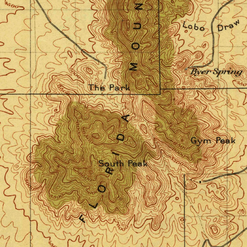 Deming, NM (1915, 125000-Scale) Map by United States Geological Survey ...