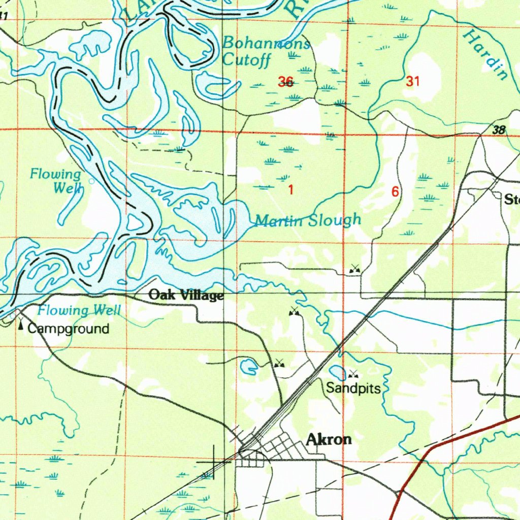 Demopolis, AL (1986, 100000-Scale) Map by United States Geological ...
